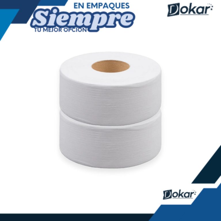 Papel Higiénico Blanco 400 MTS: Rollo de Alto Rendimiento - Dokar
